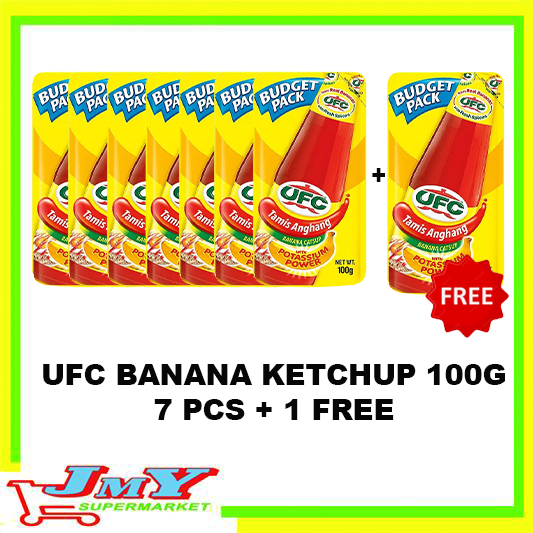 JMY UFC BANANA KETCHUP 100 G 7 PCS + 1 PC PACK | Lazada PH