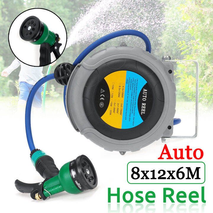 40Ft Garden Hose Reel Retractable Automatic Flexible Beam Ceiling Mount ...