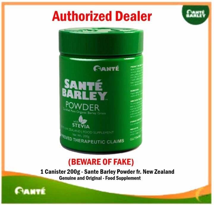Sante Barley Powder Canister 200g Organic Barley Grass , Sante Barley ...