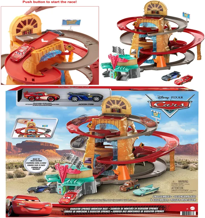 Disney Pixar Cars Radiator Springs Mountain Race Playset ชุดของเล่นใน ...