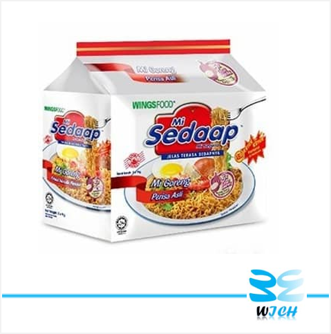 Ready Stock - MI SEDAAP Mi Goreng Perisa Asli (5 x 90G) | Lazada