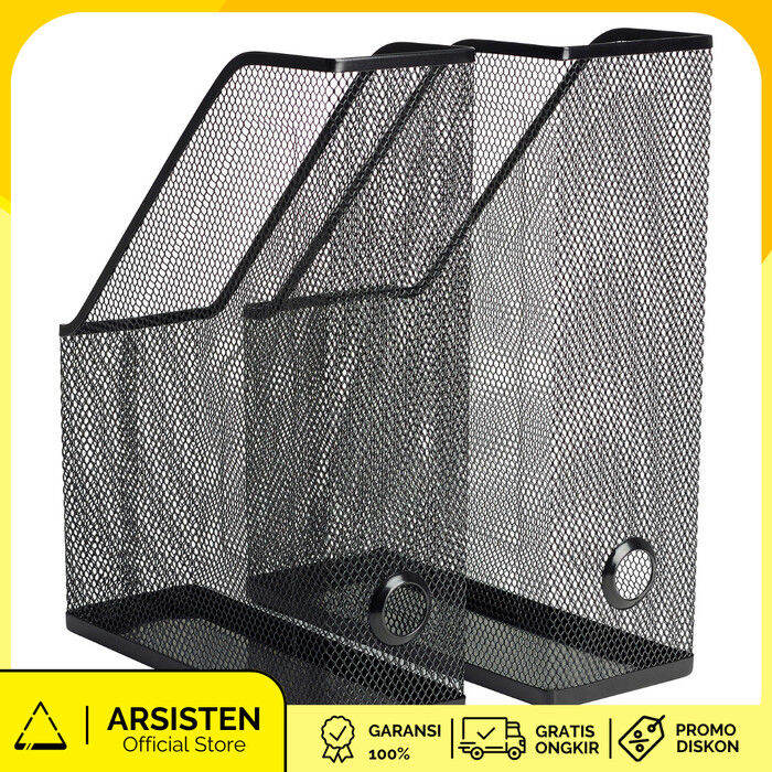 BELI 1 DAPAT 2 Box file organizer dokumen kertas tempat rak map baja ...