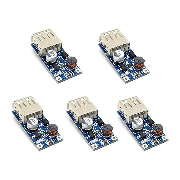 5PCS PFM Control DC-DC Converter Step Up Boost Module 600MA USB Charger 0.9V-5V to 5V Power ...