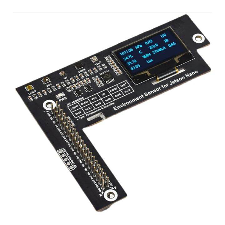 Environmental Sensor for Jetson Nano Eco Sensor Expansion Board I2C ...
