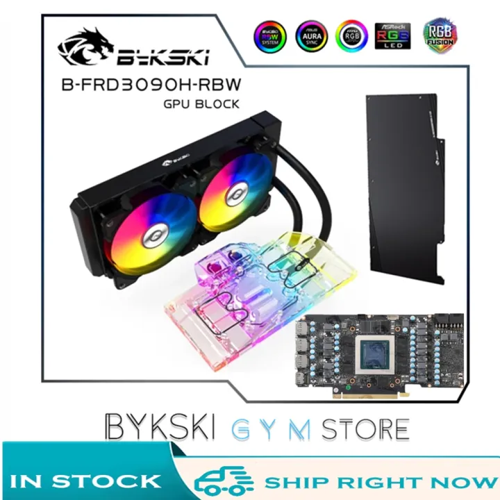 Bykski AIO GPU Water Cooling Kit RGB For NVIDIA RTX 3080 3090 AIC ...