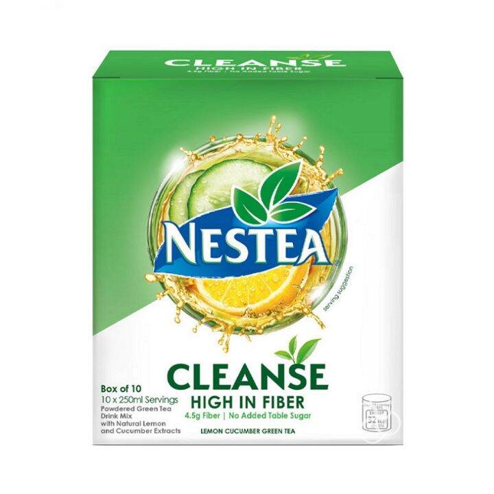 Nestea Cleanse Lemon Cucumber Powdered Green Tea 10 x 8.5g | Lazada PH