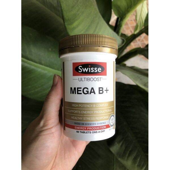 ของจริง NEW [แท้100%] Swisse Ultiboost Mega B + 60 เม็ด ลดเหนื่อยล้า นำเข้าจากออสเตรเลีย By ...