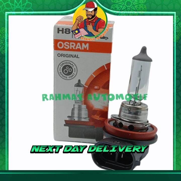 Original Osram H8 12V 35W Halogen Bulb Sport Light Fog Lamp Car Mentol | Lazada