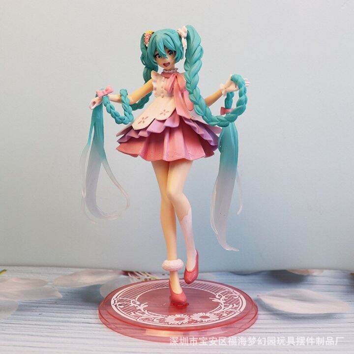 2022 Baru Anime Hatsune Miku Lucu Kawaii Maya Penyanyi Miku Manga ...