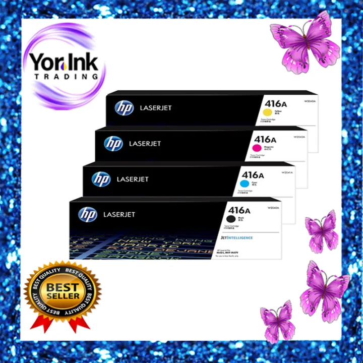 HP 416A Original LaserJet Toner Cartridge Set of 4 Colors (Black,Cyan,Yellow,Magenta) | Lazada PH