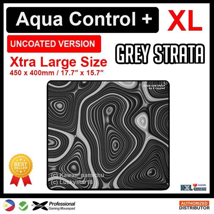 [PH] [XL] X-raypad Grey Strata Aqua Control Plus Mouse Pad (like ...