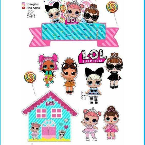 TOPER KERTAS CETAK TOPPER LOL RUMAH | Lazada Indonesia