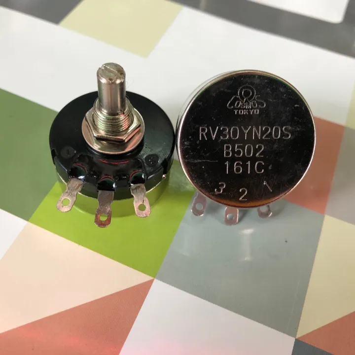 RV30YN20S B502=5K ตัวต้านทานปรับค่าได้แบบไววาวส์ วอลลุ่มปรับค่าตัวล่ะ ...