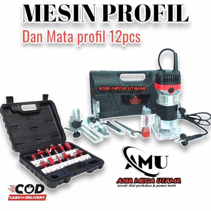 YUKIDO Mesin Profil Kayu Trimmer Router - mesin ukir - mesin profil ...