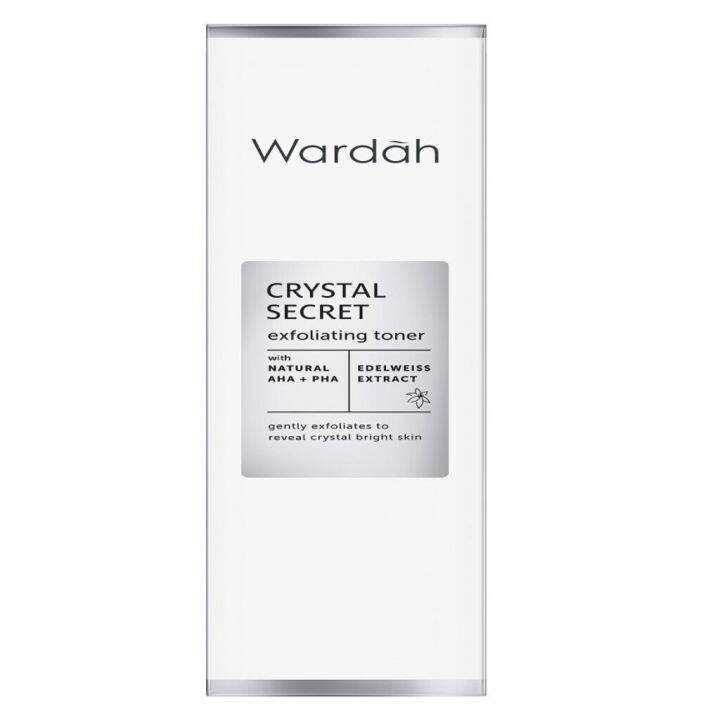 Wardah Crystal Secret Exfoliating Toner With Natural AHA+PHA 125ml | Lazada