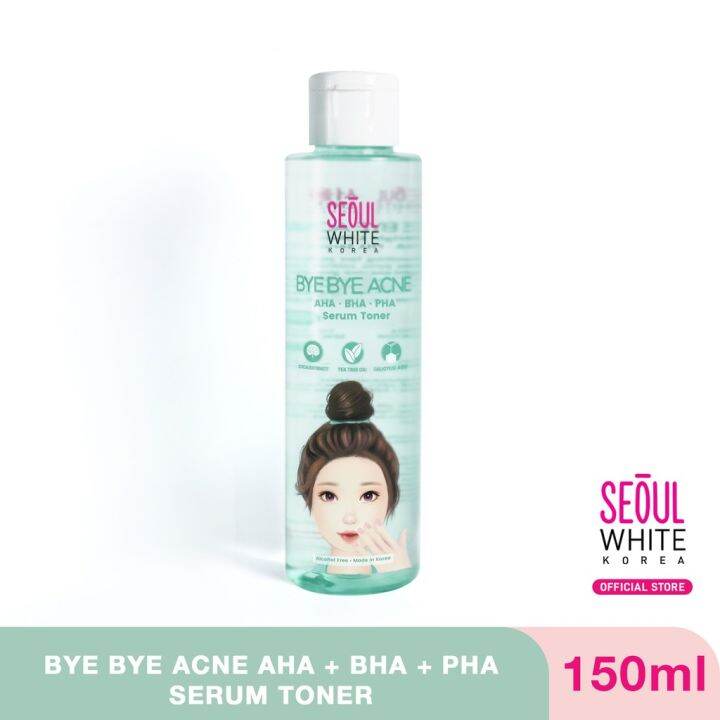 Seoul White Korea BYE BYE ACNE Serum Toner 150ml | Lazada PH