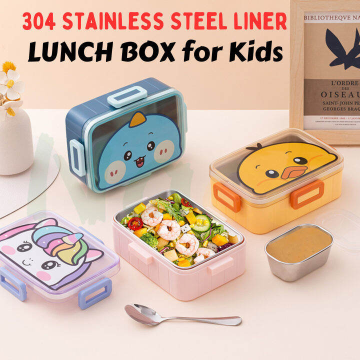 SUS 304 Stainless Steel Lunch Box for Kids Lunch Box set Children Lunch ...