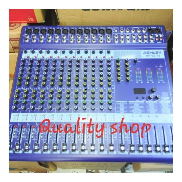 Mixer Ashley 12 Channel Hero-12 effect 199dsp 4 Aux | Lazada Indonesia