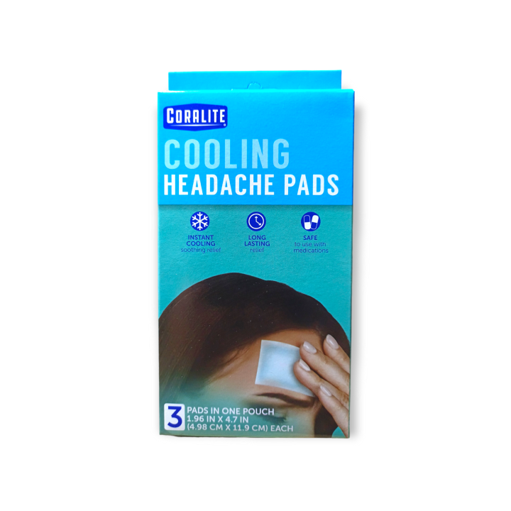 (USA) Coralite Cooling Headache Pads. 3 Pads. | Lazada PH
