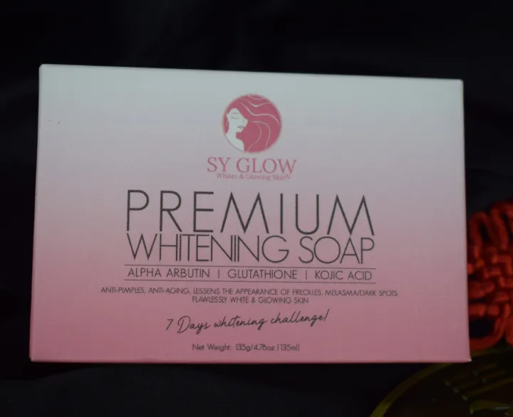 SY GLOW PREMIUM WHITENING SOAP WHITER AND GLOWING SKIN (ALPHA ARBUTIN ...