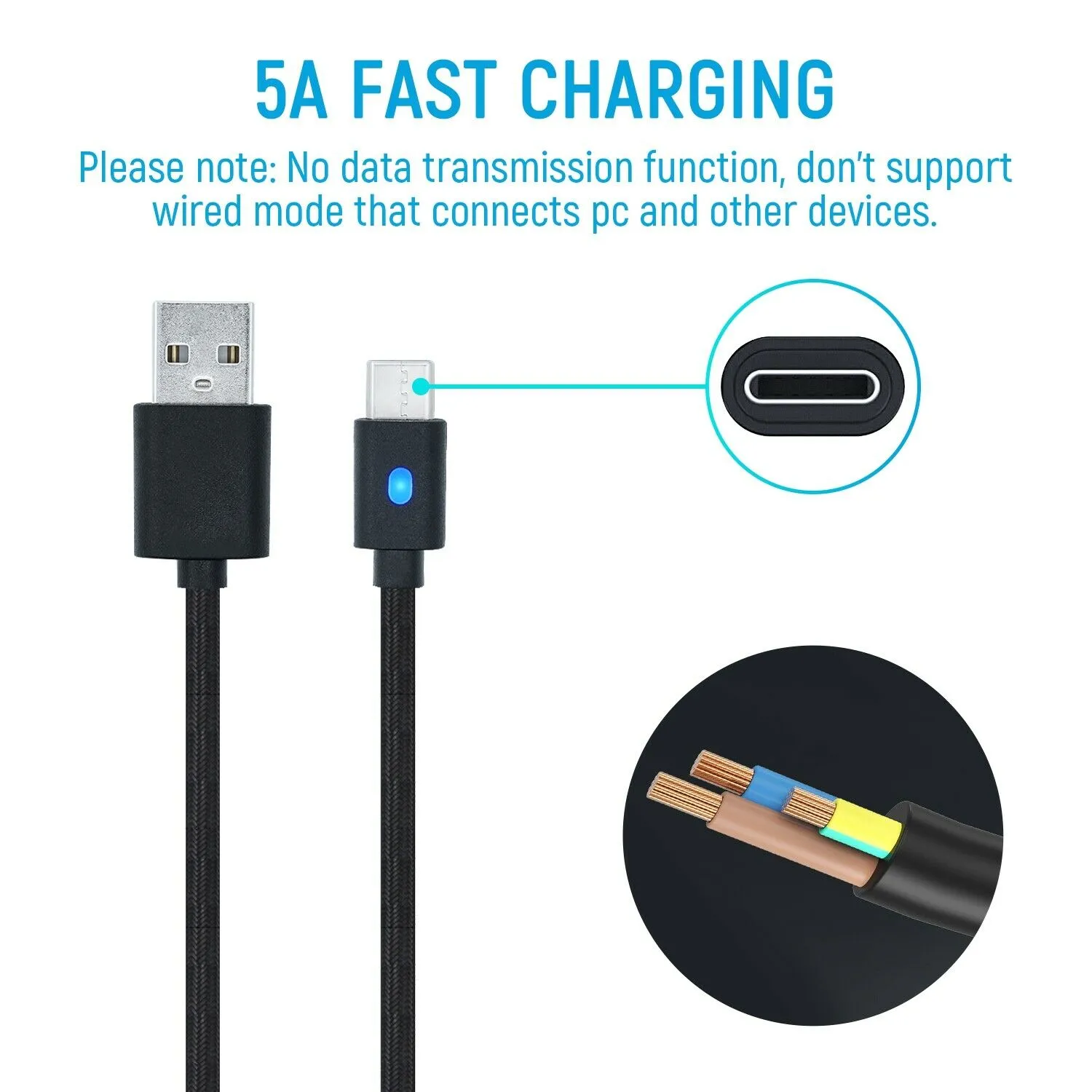 สายชาร์จจอย / Data Ps5 ของแท้ Dobe PS5 Charging Cable [USB Charger for ...