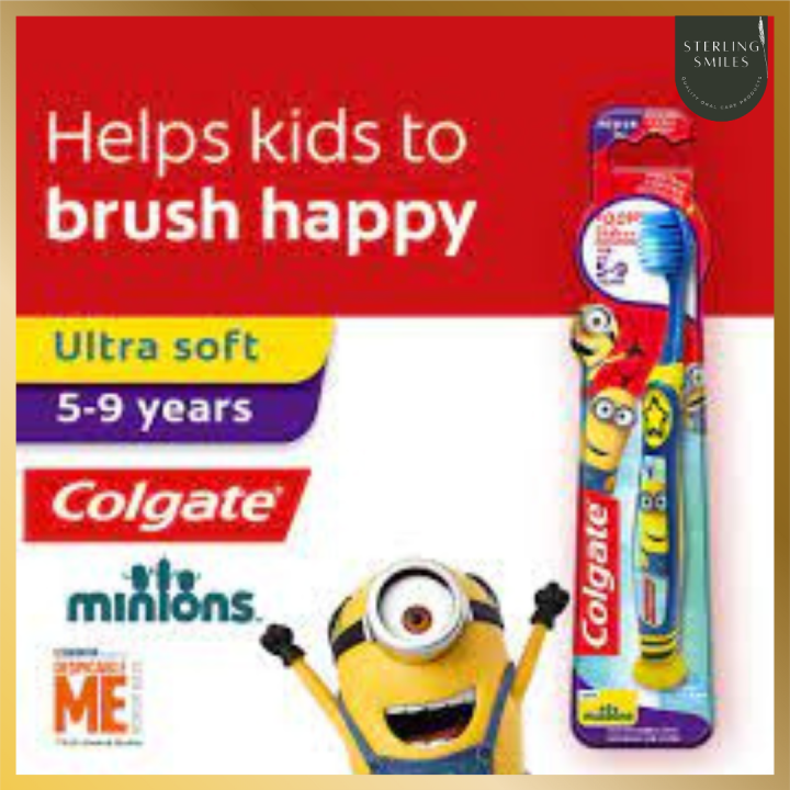 Colgate Kids Minion Toothbrush 5-9 Years (Ultra Soft) | Lazada