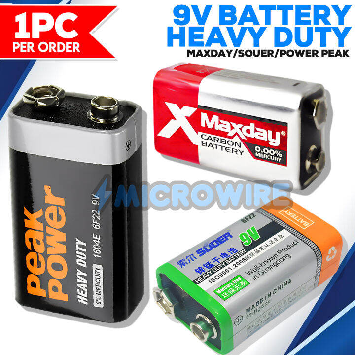 9 Volts Heavy Duty Battery 9V | Lazada PH