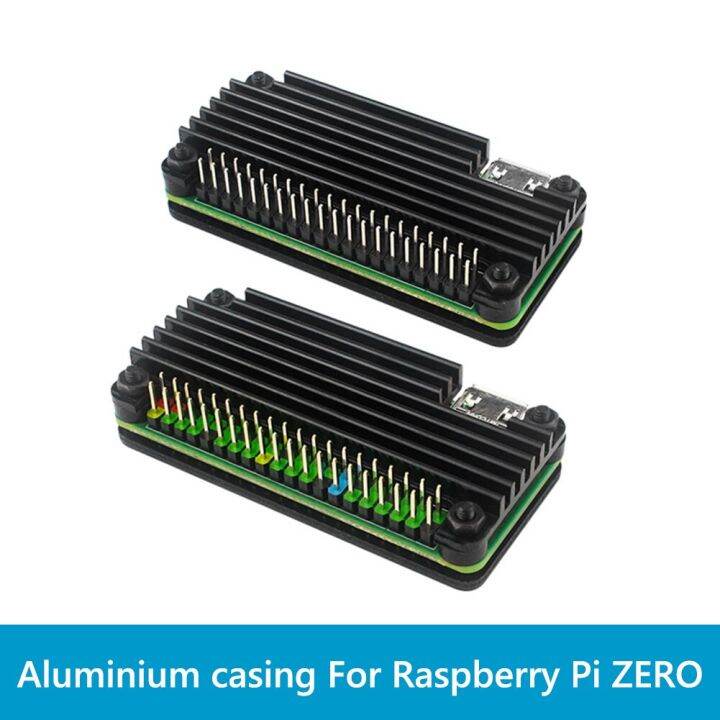 Raspberry Pi Zero 2 W Aluminum Case + Pin Header Screwdriver Passive ...