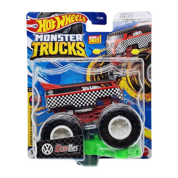Hot Wheels Monster Trucks Drag Bus Merah - 932D | Lazada Indonesia