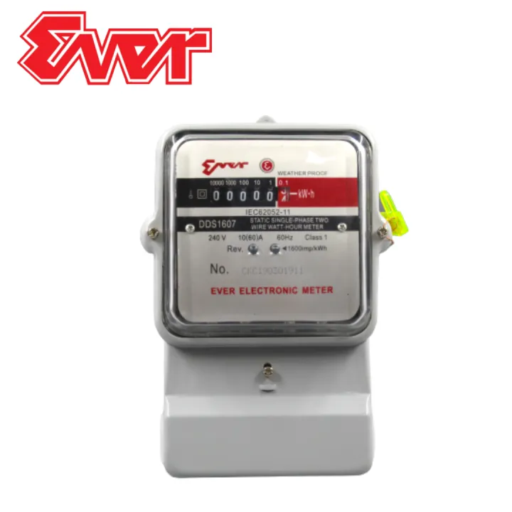 EVER ELECTRONIC WATT-HOUR METER DDS 1607 (GLASS TYPE) | Lazada PH