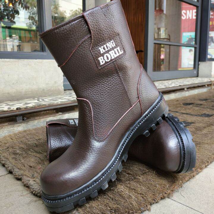 PROMO SEPATU SAFETY UJUNG BESI // SEPATU PROYEK LAPANGAN // SEPATU LAS ...