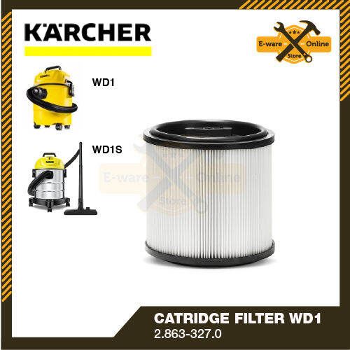 Karcher Vacuum Cleaner Cartridge Filter WD1 WD3 SE4001 NT30 NT38 ...