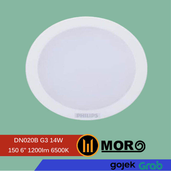 LAMPU DOWNLIGHT LED PHILIPS DN020B G3 14W 150 6 INCH 14 W 14 WATT | Lazada Indonesia