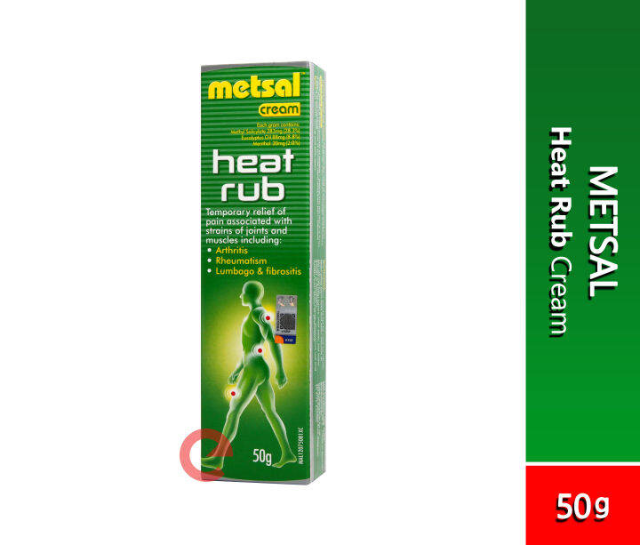 Metsal Heat Rub Cream 50g | Lazada
