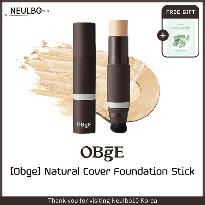 [Obge] Natural Cover Foundation Stick Lotion + BB Cream + Sunscreen SPF50+ PA++++ 3 in 1 | Lazada PH