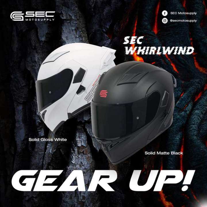 SEC WHIRLWIND MODULAR HELMET | Lazada PH