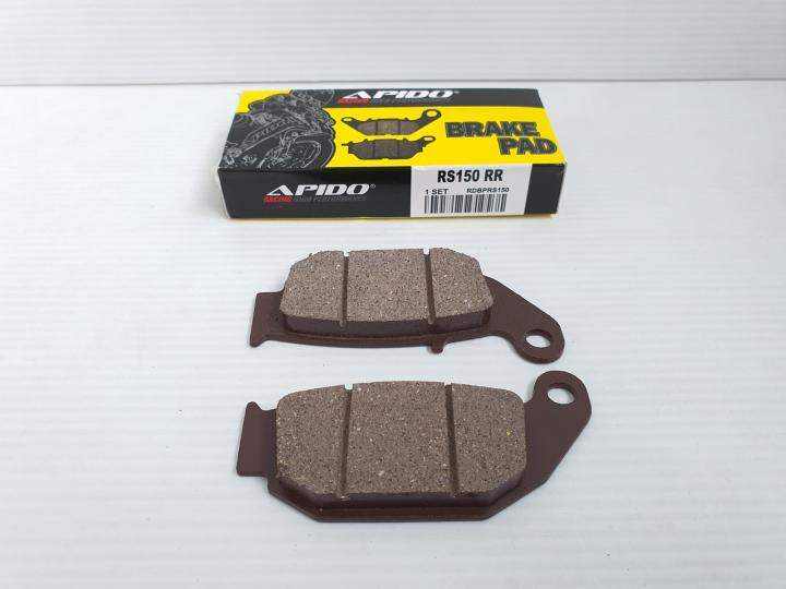 REAR BRAKE/DISC PAD – RS150 (APIDO) | Lazada