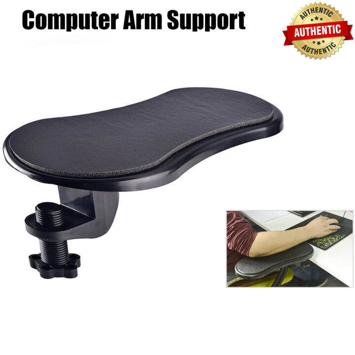 Desk Attachable Computer Table Arm Support Mouse Pads Wrist Rests Hand ...