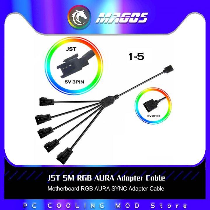 Motherboard RGB AURA SYNC Adapter Cable JST SM Adapter Cable JST-3P ...