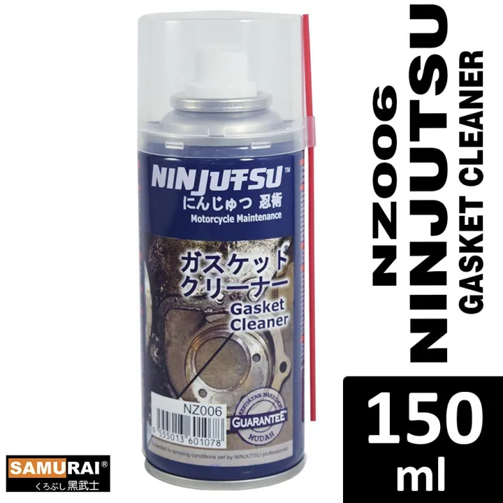 Samurai Ninjutsu NZ006 Gasket Cleaner 150ml [Made in Malaysia] | Lazada PH