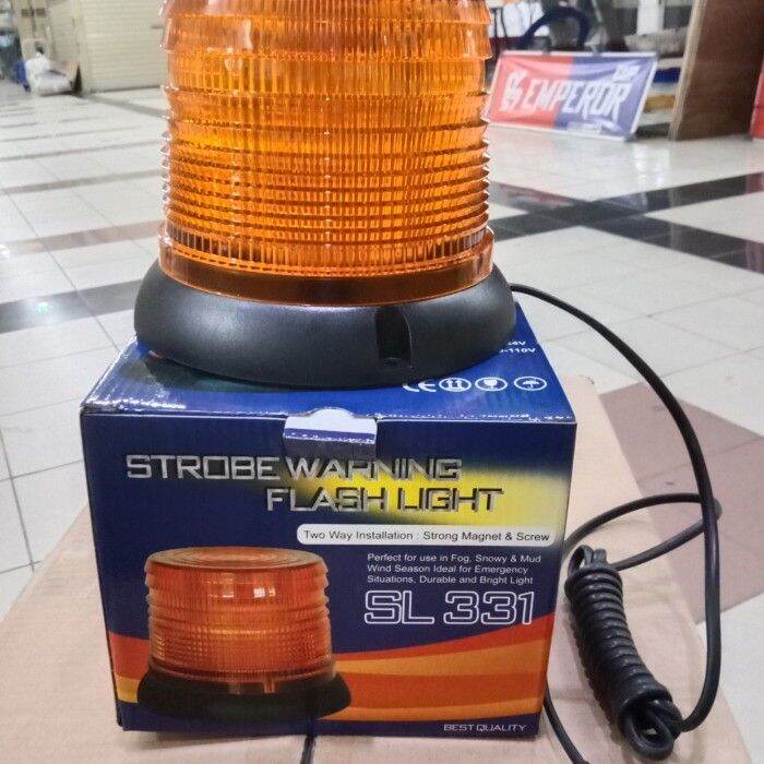 Lampu emergency rotary led Blitz flash 12 volt / 24 volt | Lazada Indonesia