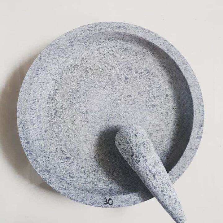 Cobek Coet Batu Bulat Dari Batu Alam Ukuran Diameter 30 Cm | Lazada ...