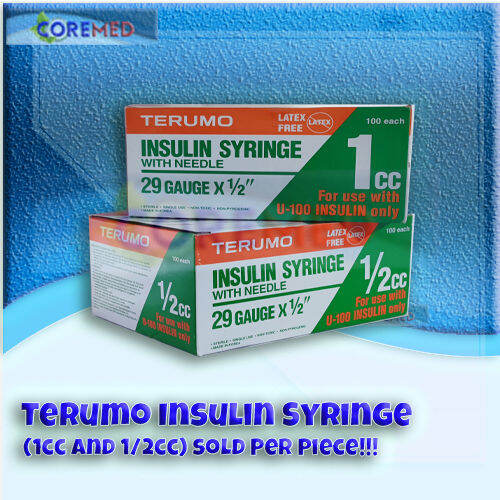 Terumo Insulin Syringe (1cc and 1/2cc) Sold Per Piece | Lazada PH