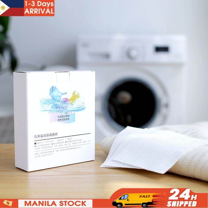 [Leslye] Laundry mixed washes Color Catcher Sheets Maintain original ...