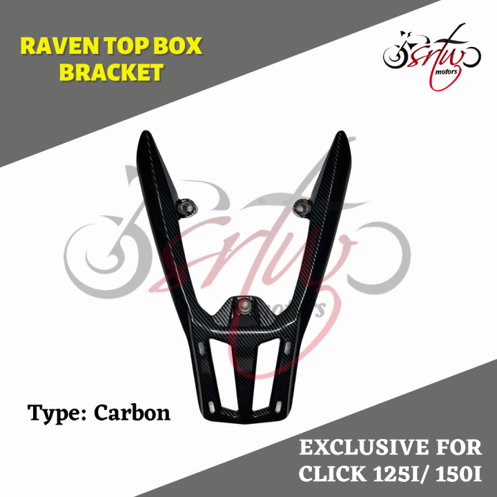 SRTW Raven Top Box Bracket Carbon CLICK 125I/ CLICK 150I | Lazada PH