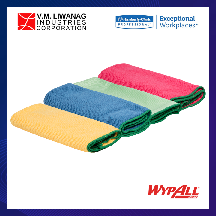 WYPALL® Microfiber Cloth with Microban Protection [Sold Per Piece ...