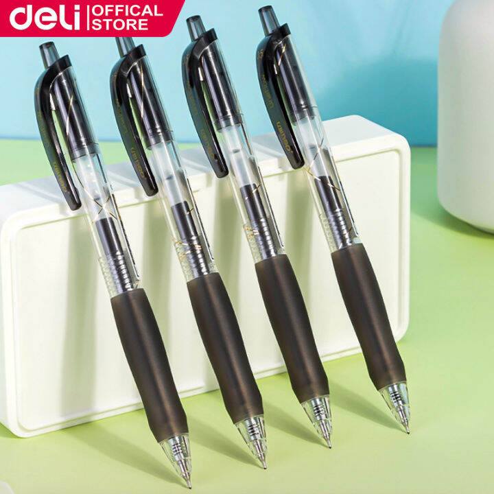 Deli S60-B Expansion Quick-drying Office Gel Pen 0.5mm Tapered Tip ...