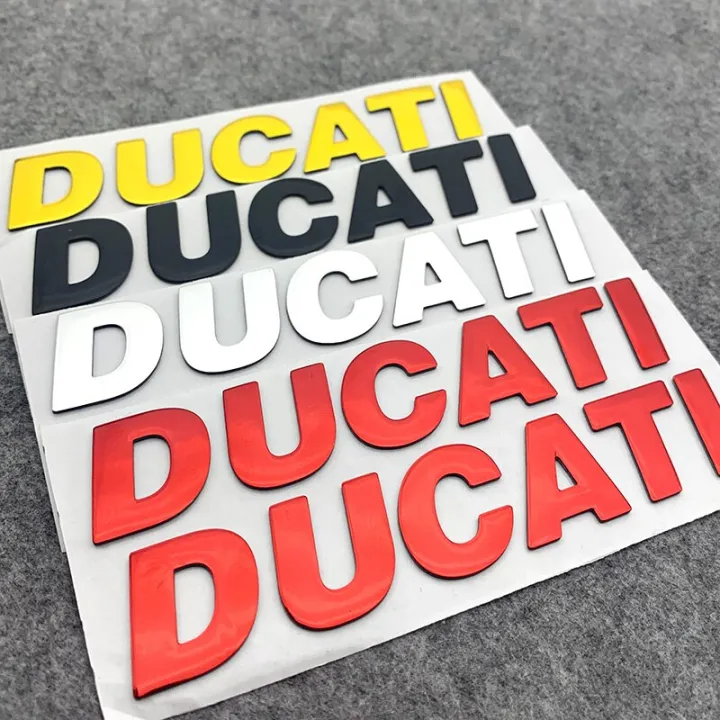 1 Pair Motorcycle 3D Sticker for DUCATI 2.5 X 14.5CM | Lazada PH