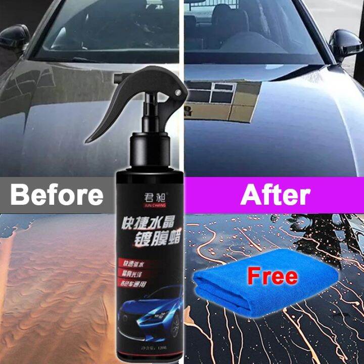 120ml Ceramic Car Coating Paint Care Polishing Crystal Plating Spray Sealant Nano Products ...