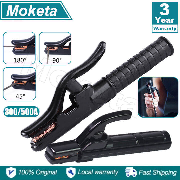 Moketa 300A/500A Welding Holder/ Electrode Welding Rod Stick Holder Clamp Jaw Welding Tools ...